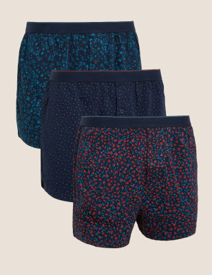 3pk Pure Cotton Cool & Fresh™ Jersey Boxers