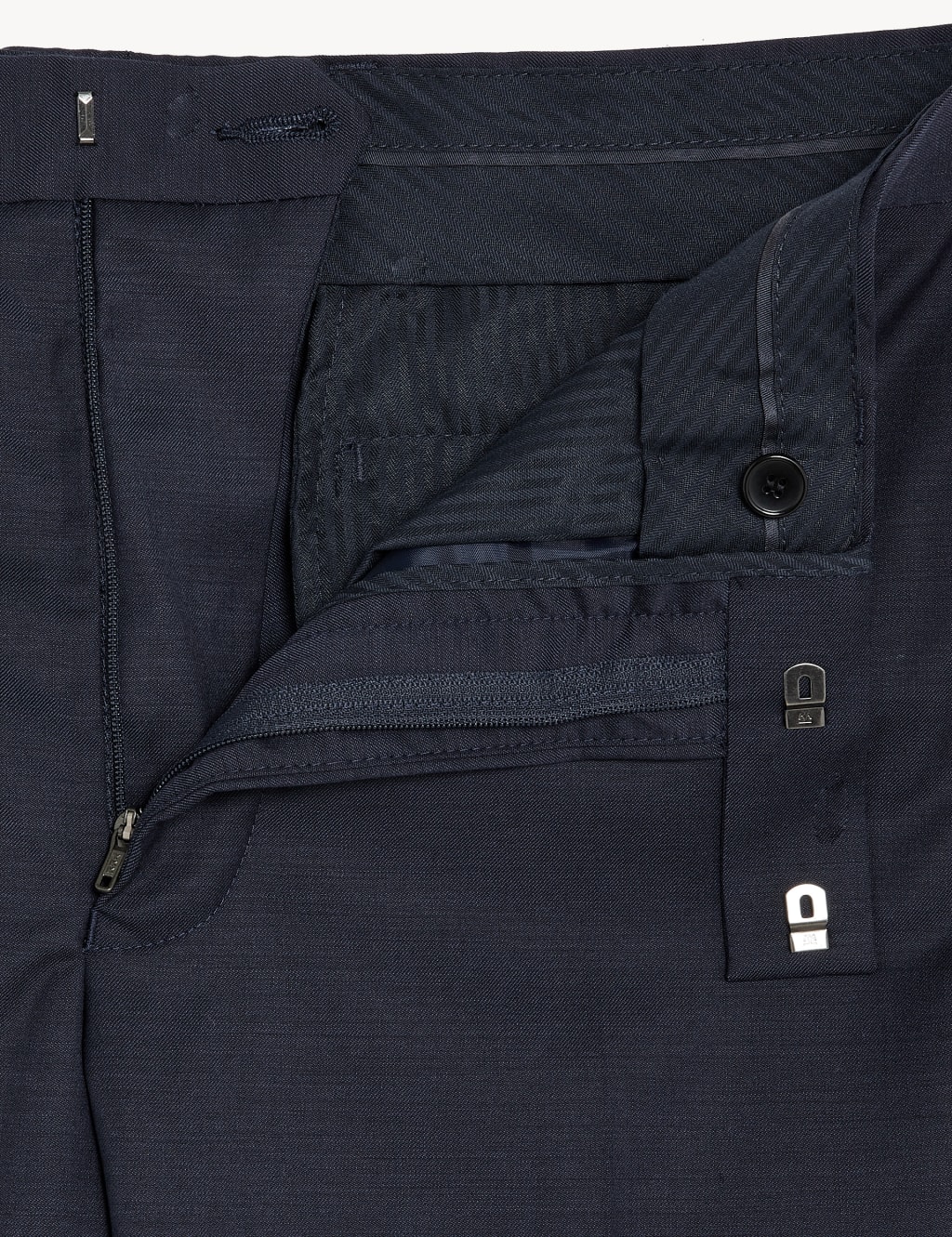 Men’s Smart Navy Trousers | M&S