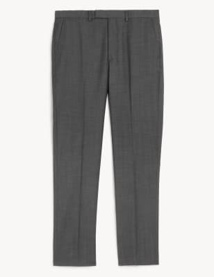 Men’s Smart Grey Trousers | M&S