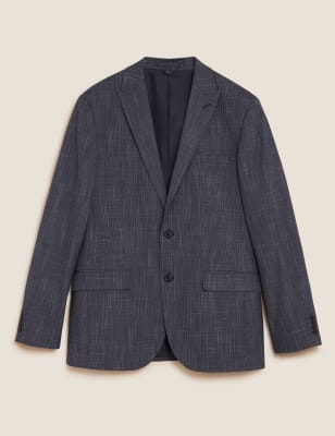 Slim Fit Textured Suit Jacket