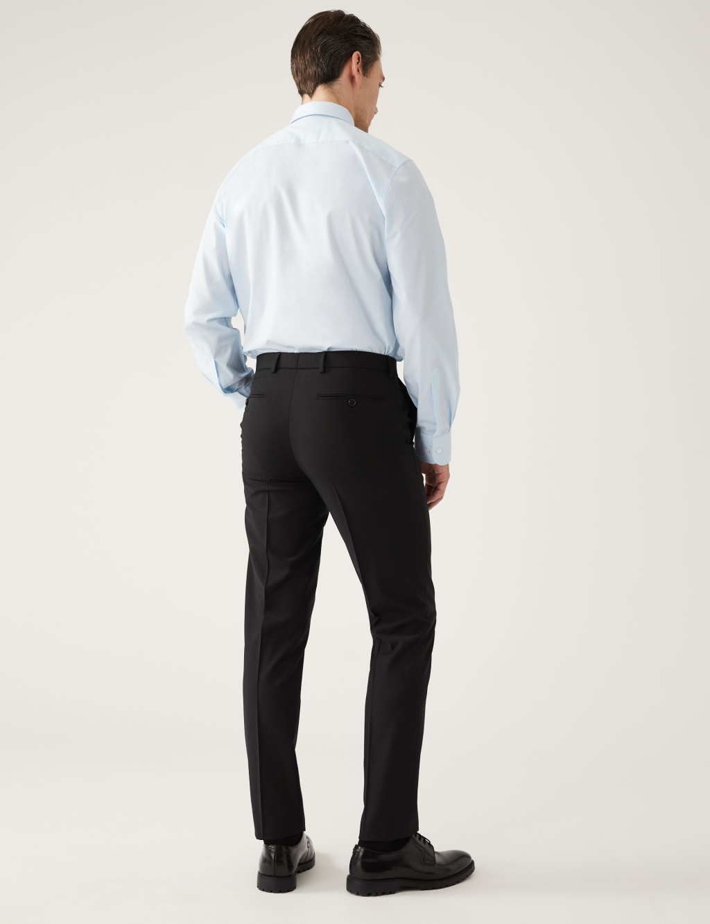 Men's Single Pleat Trousers | M&S