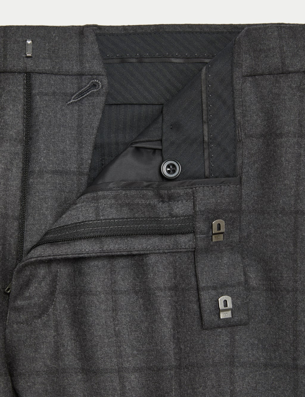 Men's Checked Trousers | M&S