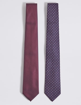 2 Pack Assorted Ties