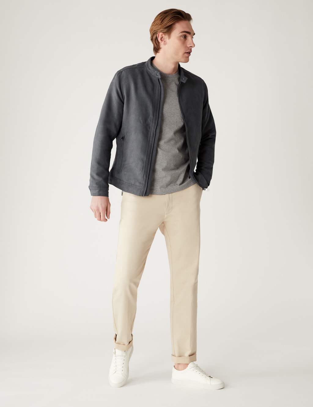 Men's Grey Coats & Jackets | M&S