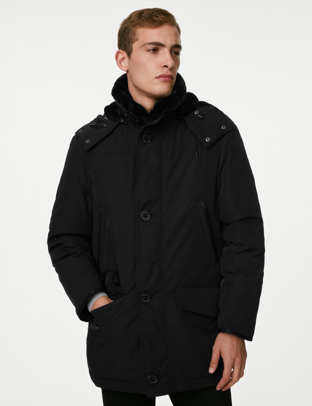 Men's Parka Coats & Jackets | M&S
