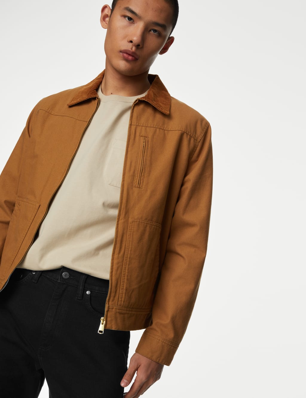 Men's Tapered Fit Jeans | M&S