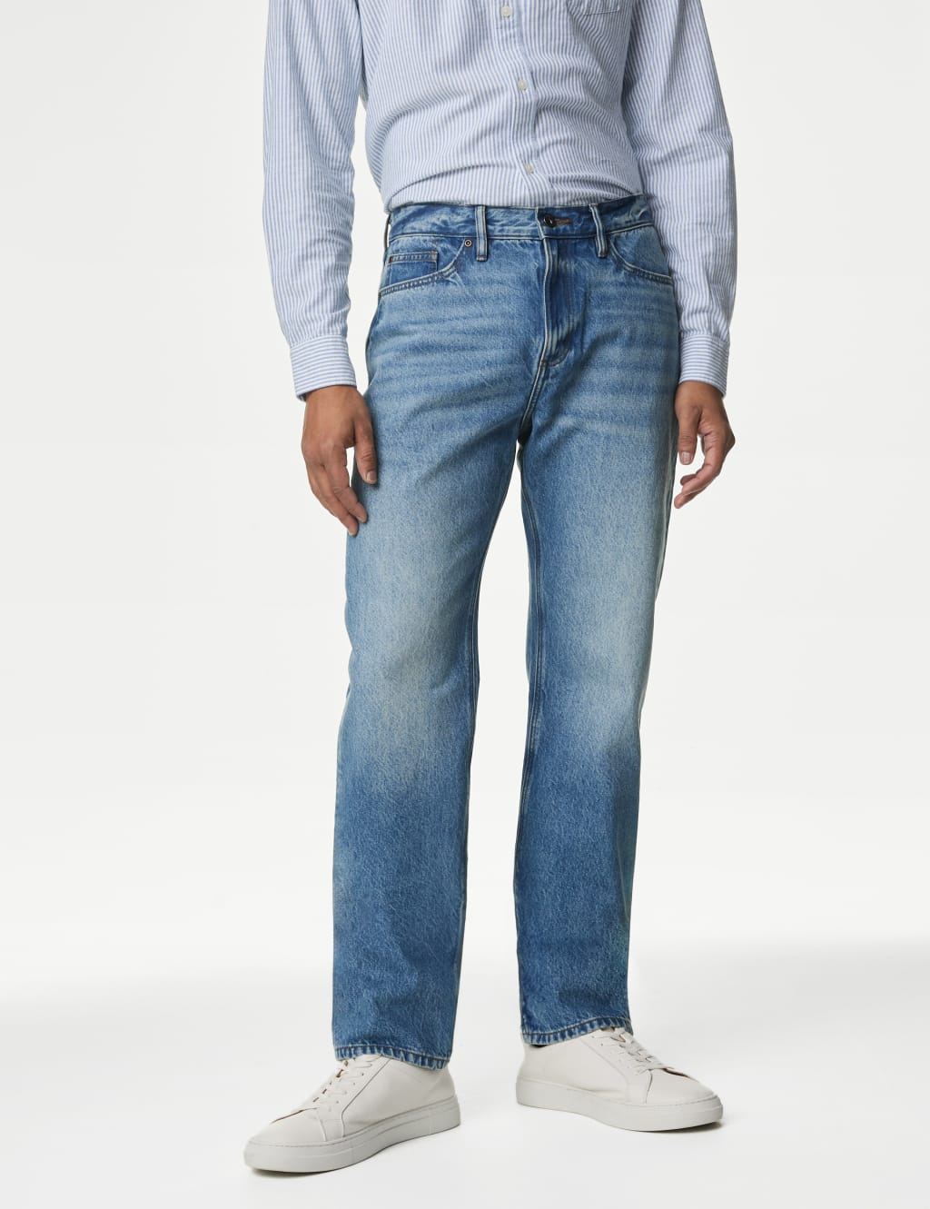 Men's Straight Fit Jeans | M&S
