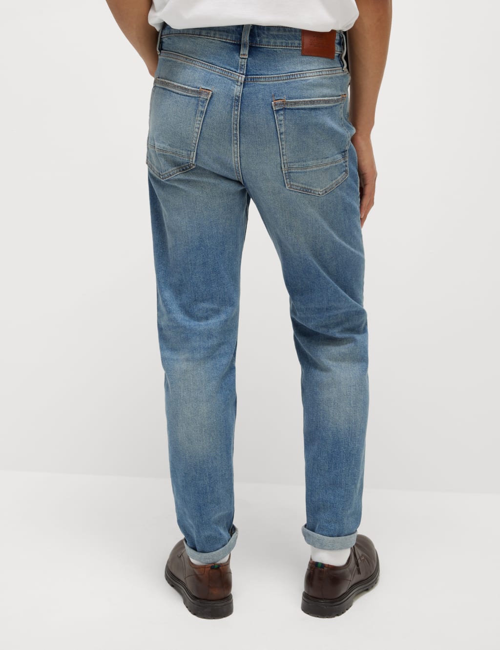 Men's Tapered Fit Jeans | M&S