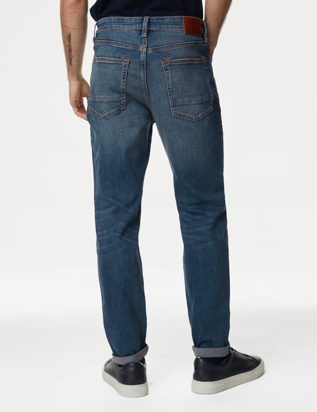 Men's Tapered Fit Jeans | M&S