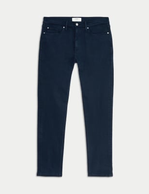 Slim Fit Tea Dyed Stretch Jeans