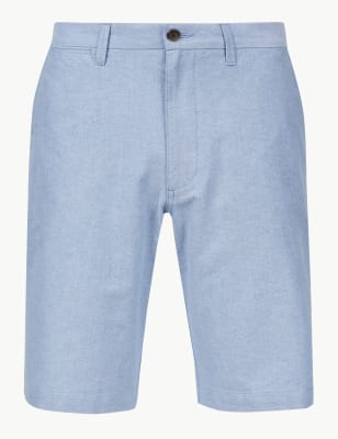 Pure Cotton Chambray Shorts