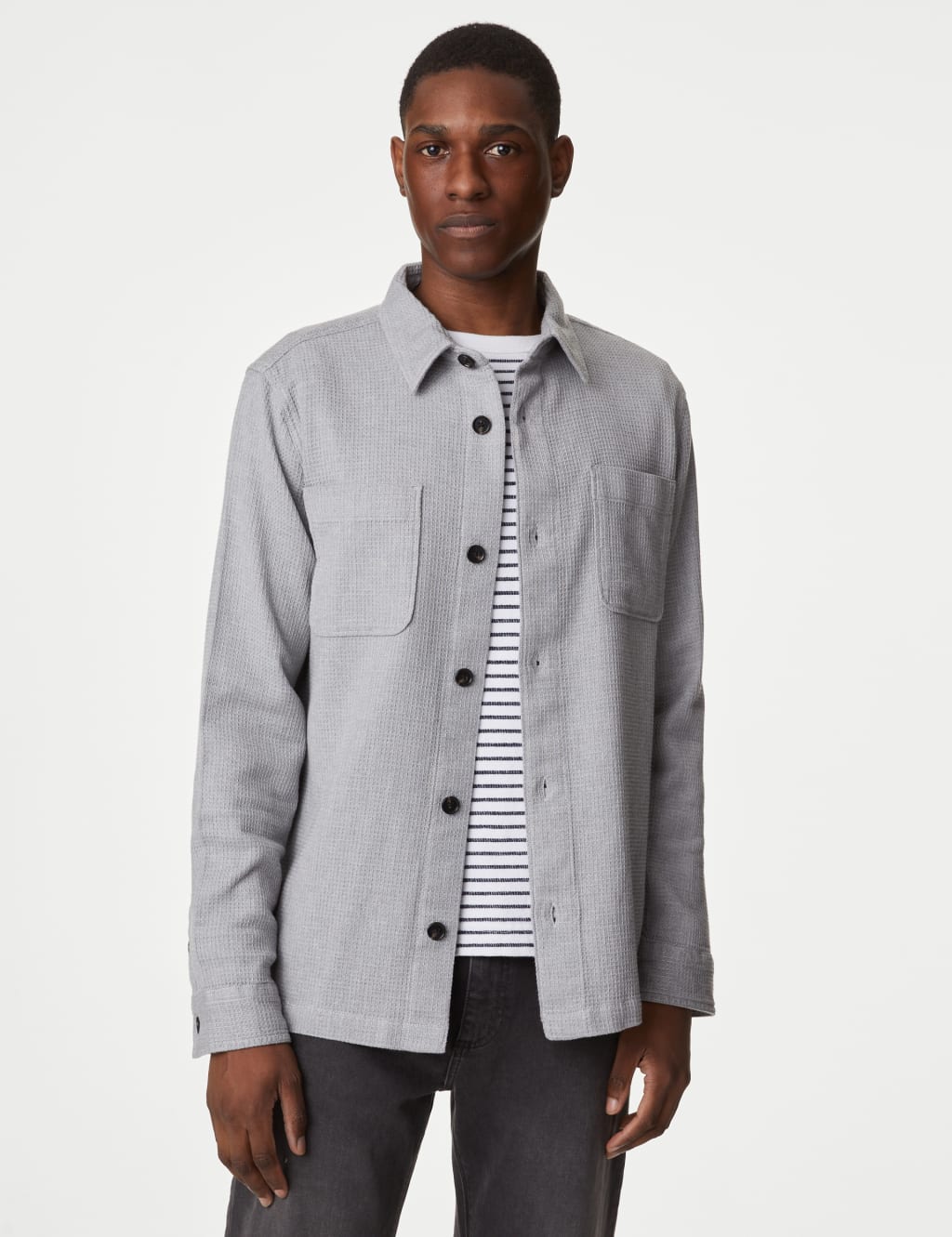 Men's Grey Shirts | M&S