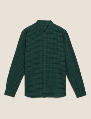 Men's Green Shirts | M&S