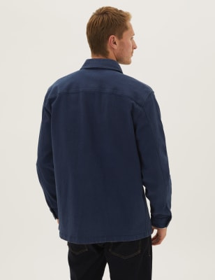Cotton Rich Denim Overshirt