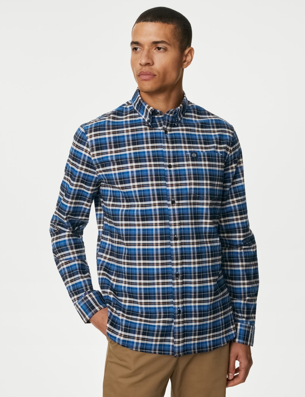 Men's Checked Shirts | M&S