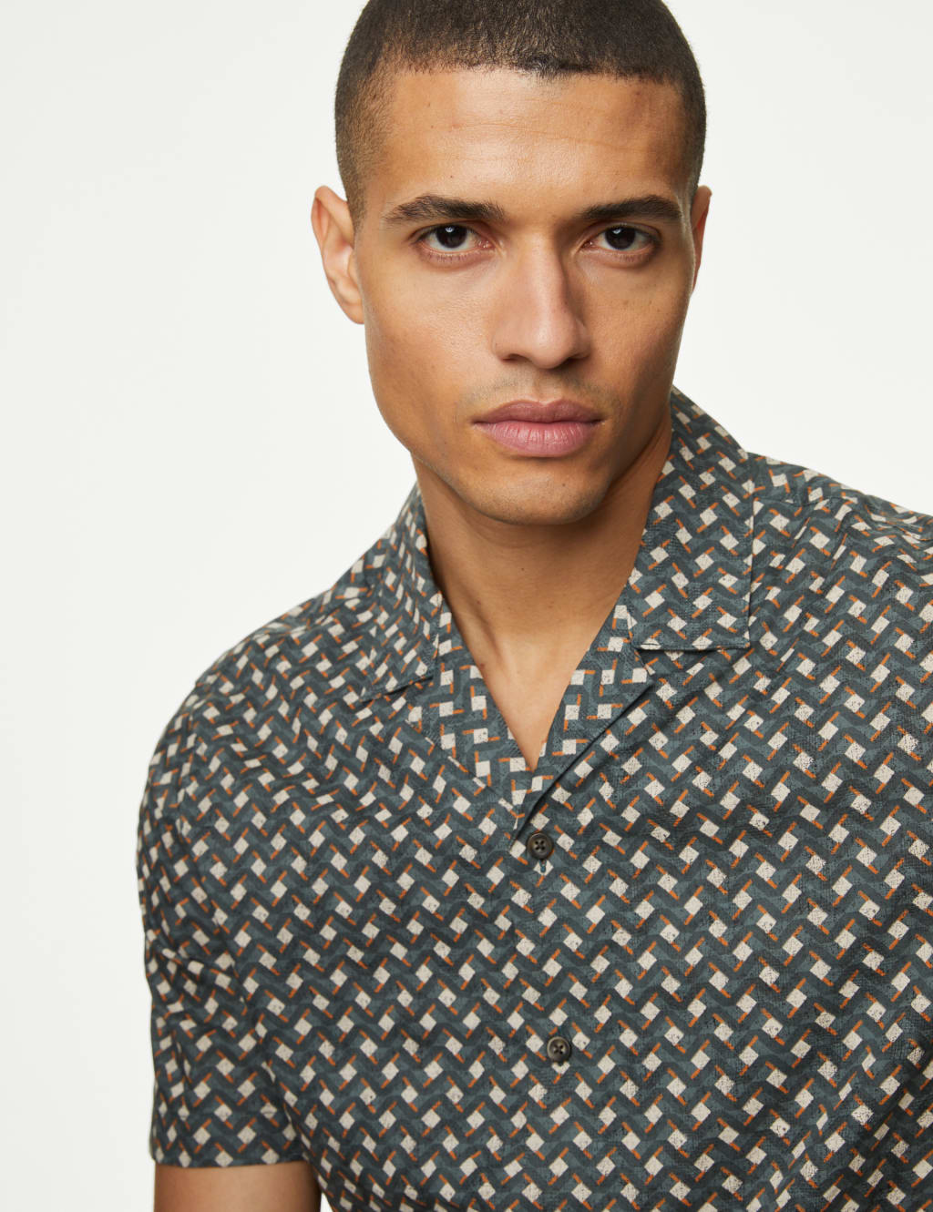 Men’s Cuban-Collar Shirts | M&S