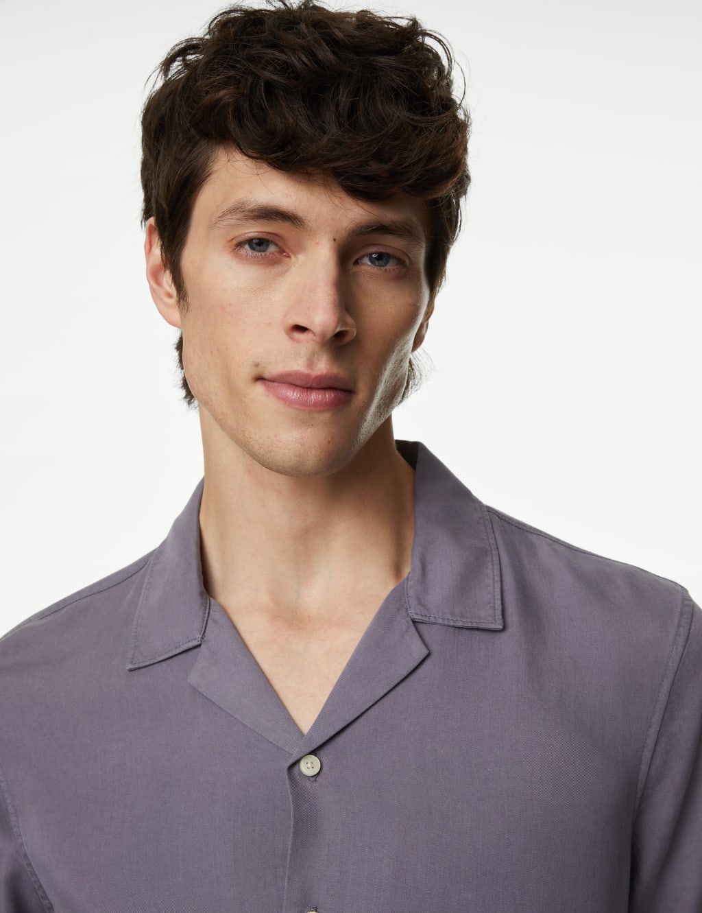 Men’s Cuban Collar Shirts | M&S
