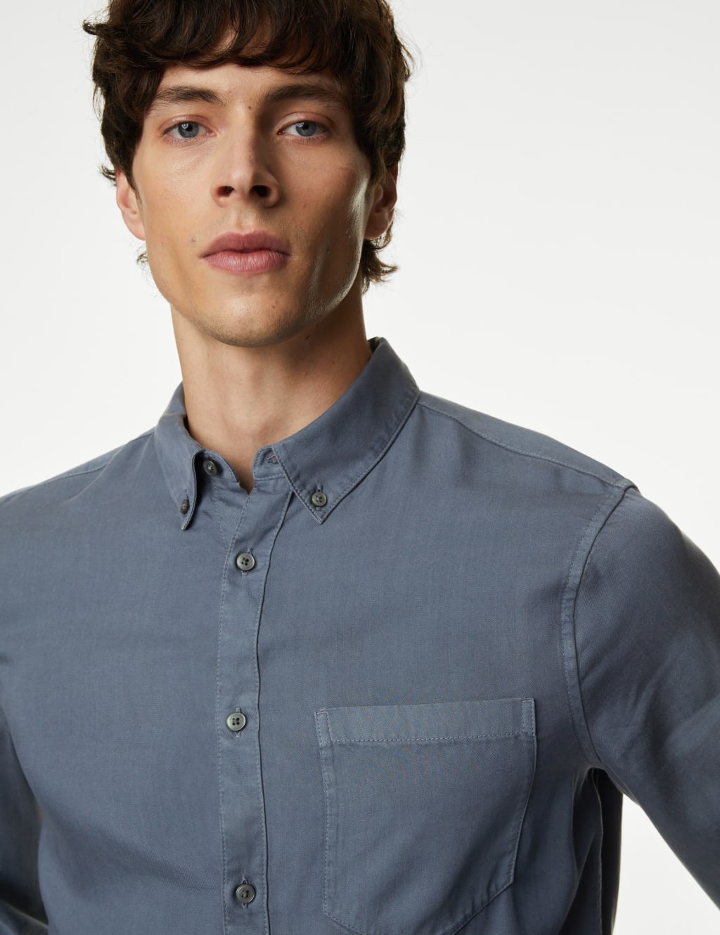 Men's Grey Shirts | M&S
