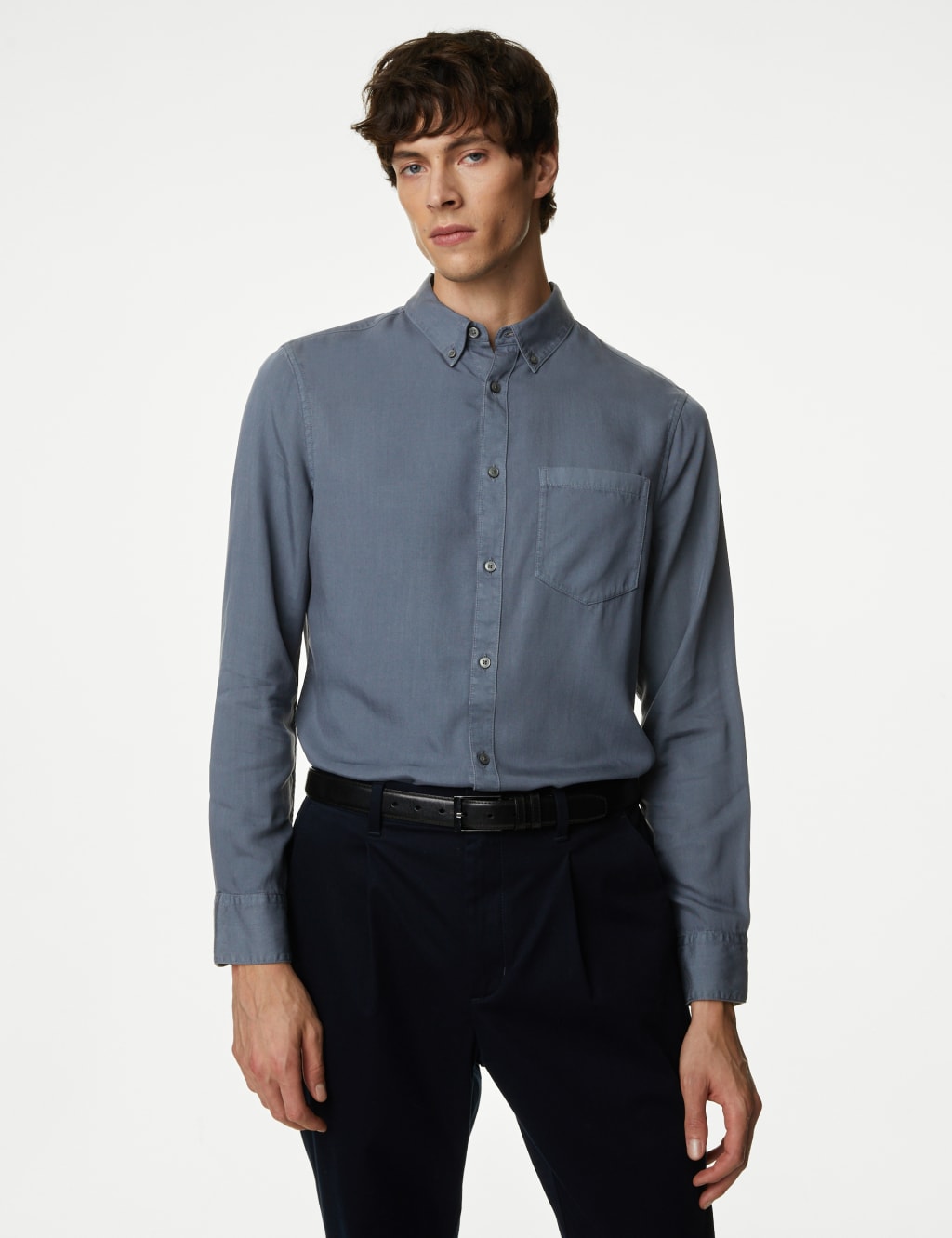 Men's Grey Shirts | M&S