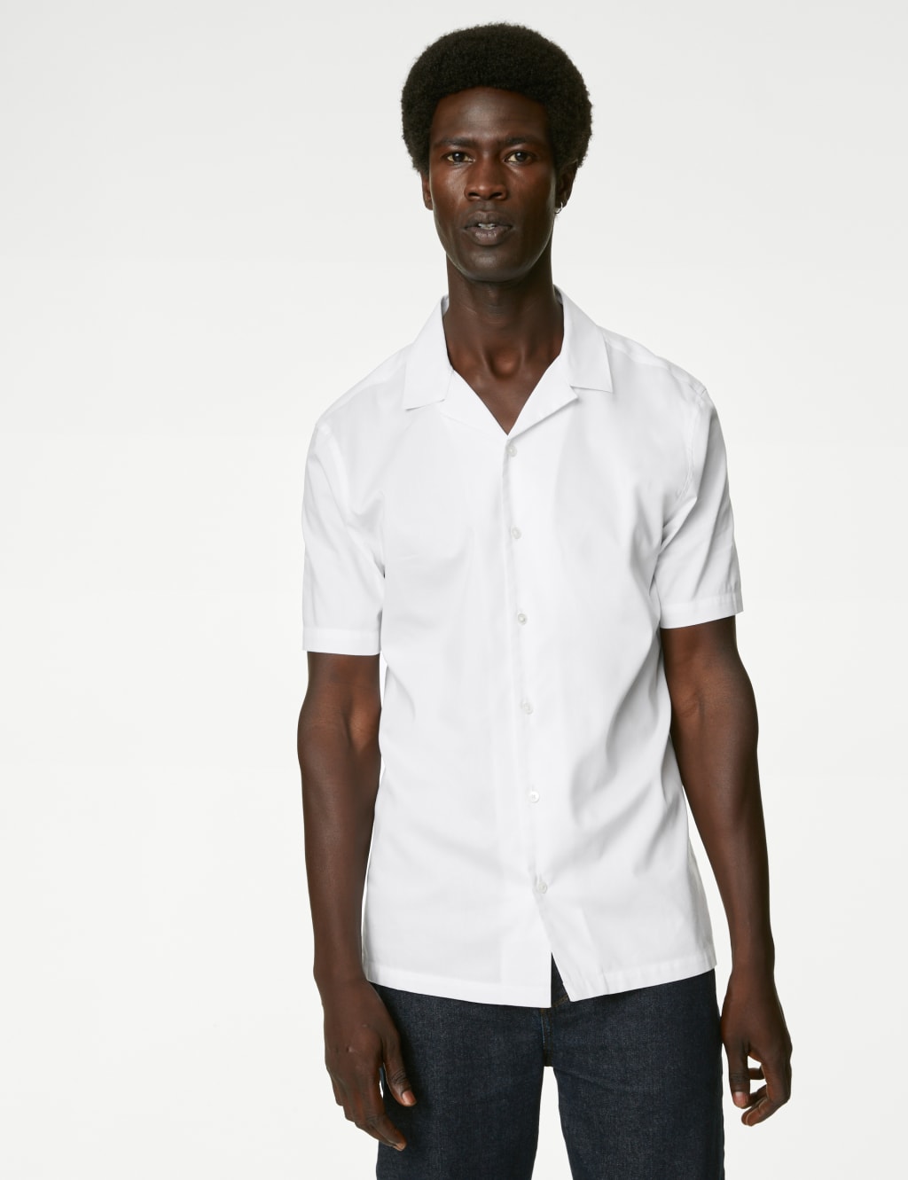 Men’s Cuban Collar Shirts | M&S