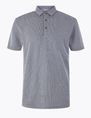 Modal Rich Textured Polo Shirt | M&S Collection | M&S