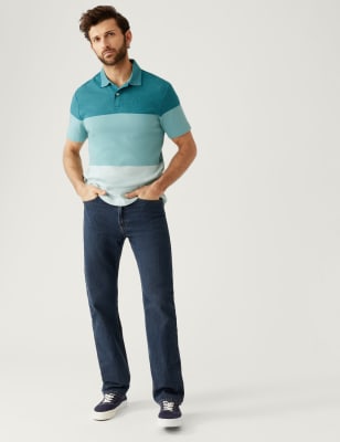 Pure Cotton Double Knit Polo Shirt