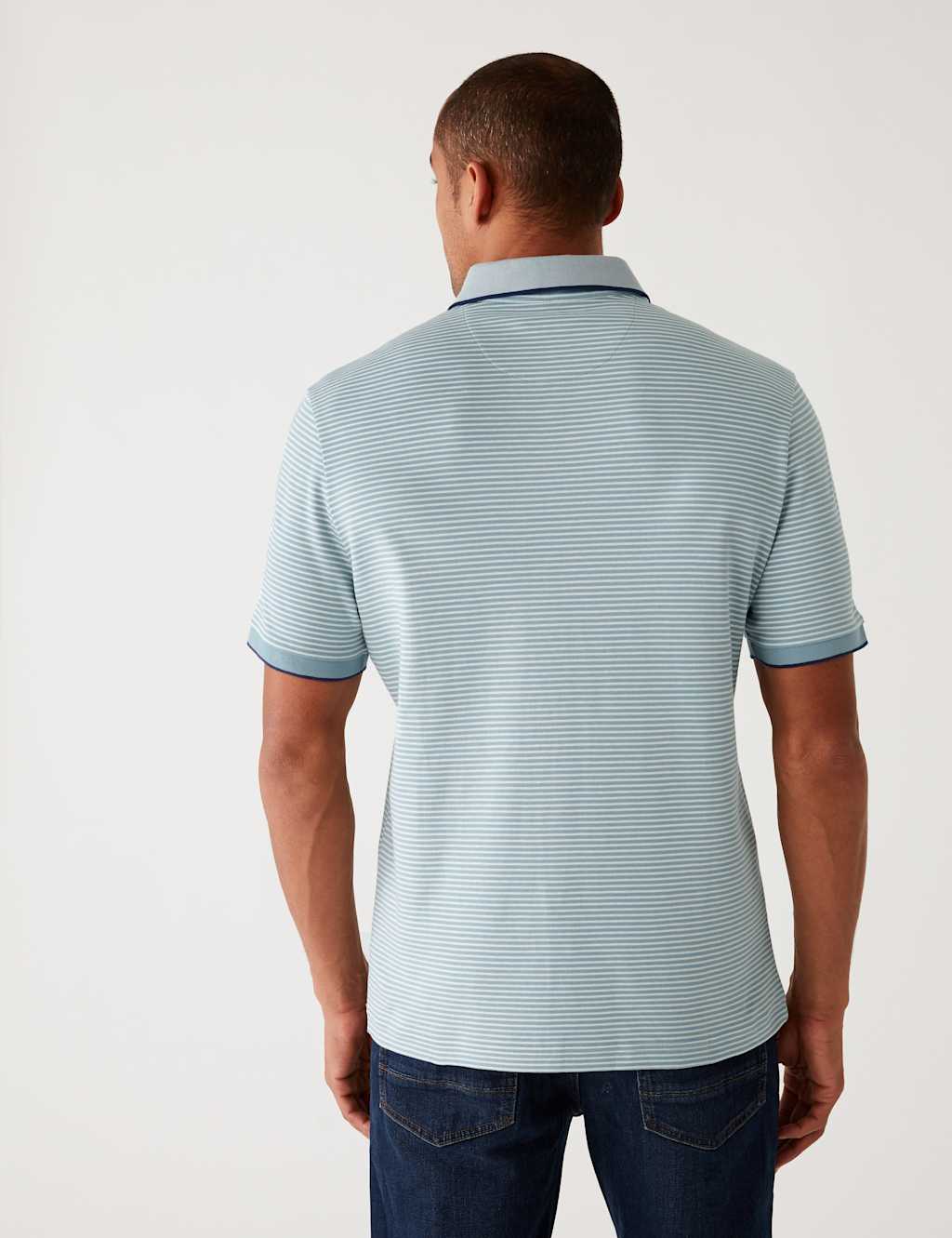 Men’s Blue Polo Shirts | M&S