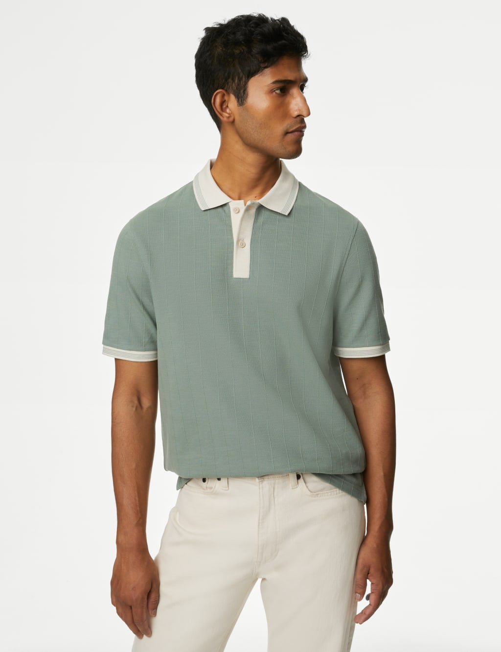 Men’s Green Polo Shirts | M&S