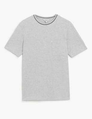 Pure Cotton Textured T-Shirt