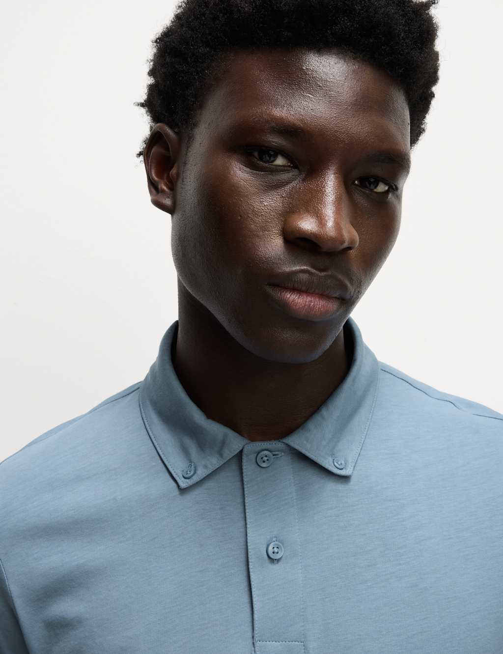 Men’s Blue Polo Shirts | M&S