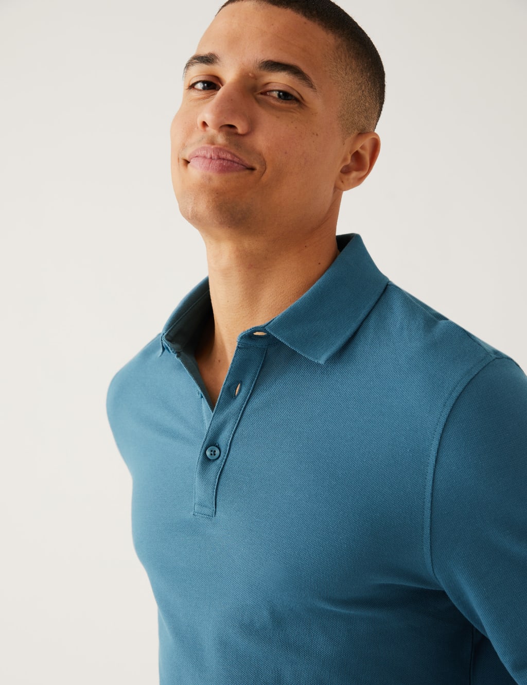 Men’s Blue Polo Shirts | M&S