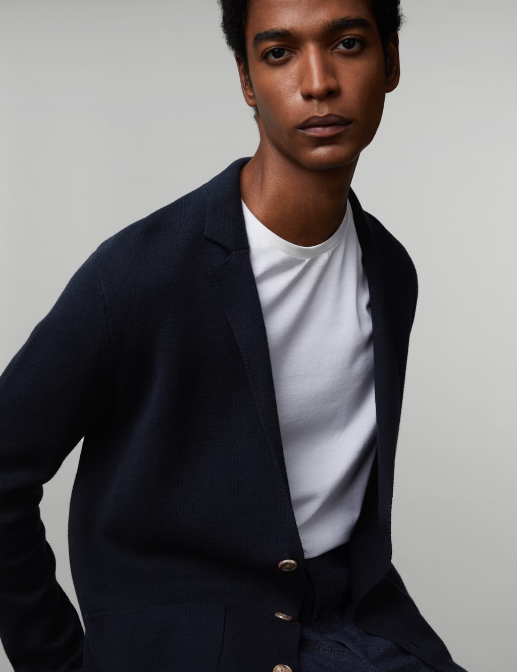 Men’s Merino Wool Cardigans | M&S