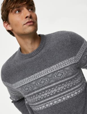 Fair Isle Crew Neck Jumper