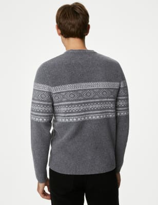 Fair Isle Crew Neck Jumper