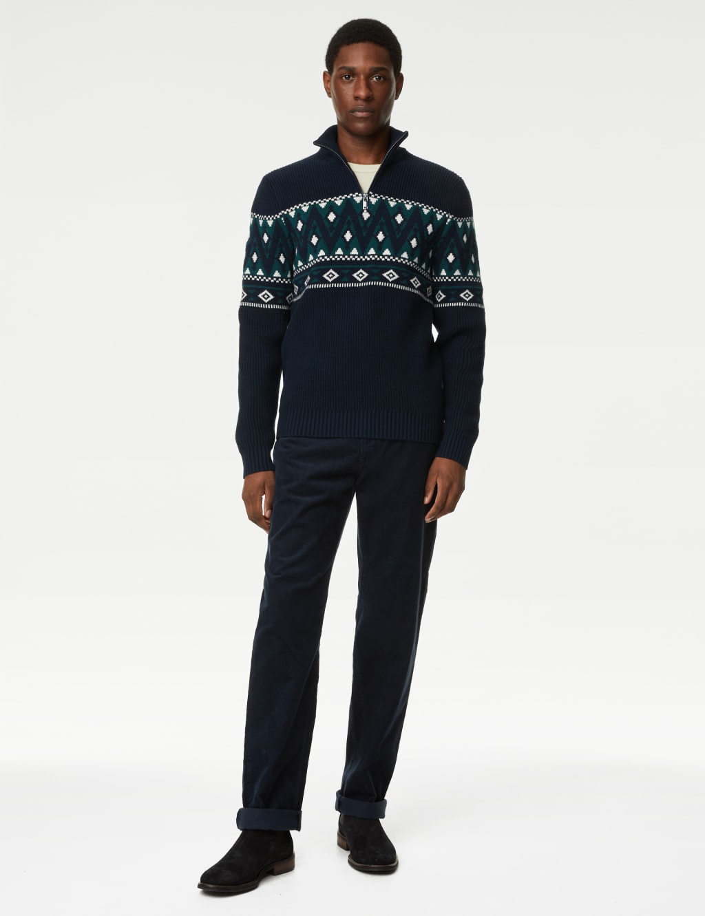 Men’s Navy Jumpers | M&S