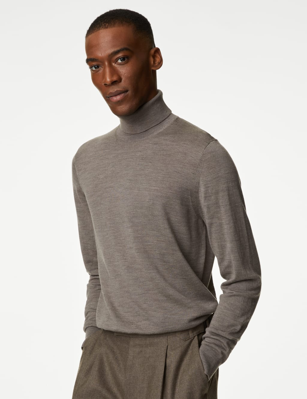 Men's Roll-Neck Jumpers | M&S