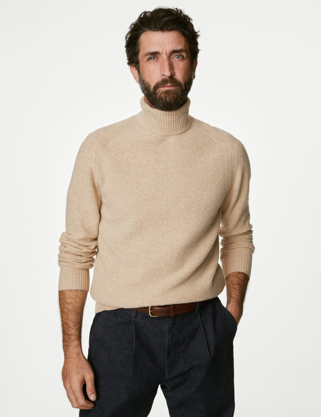 Men's Roll-Neck Jumpers | M&S