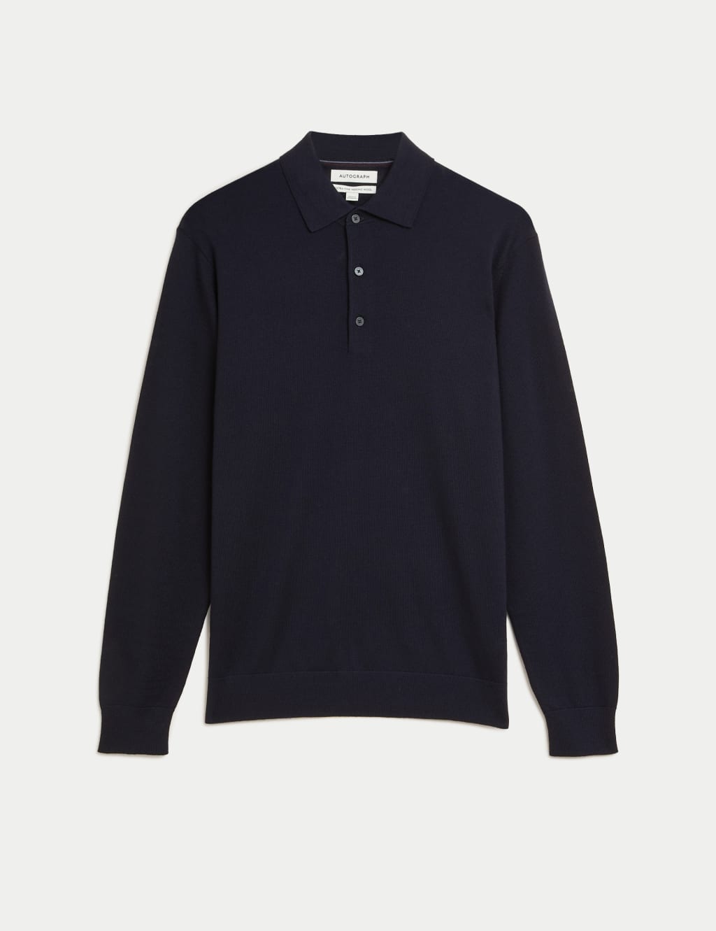 Men’s Merino Wool Polo Shirts | M&S