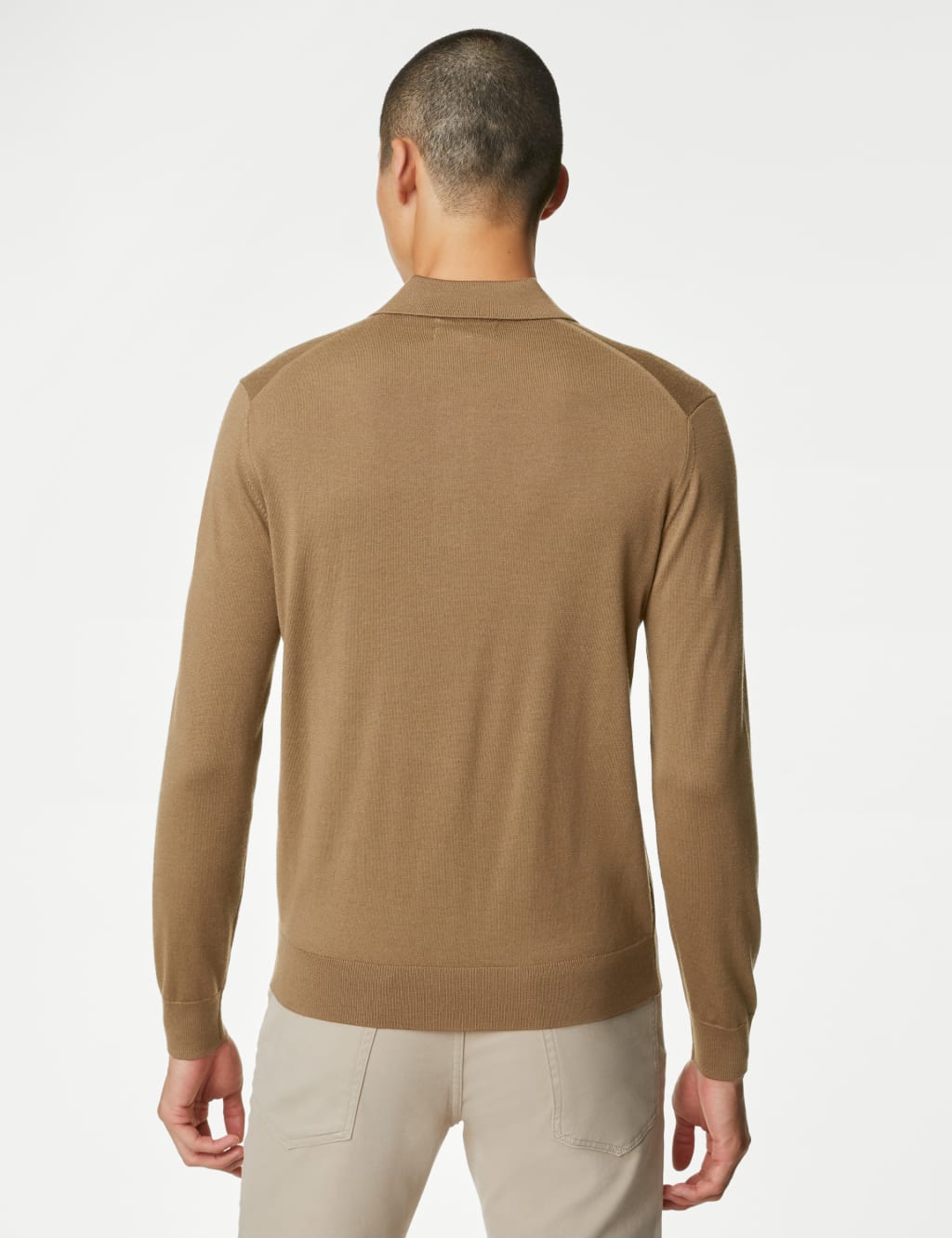 Men’s Merino Wool Polo Shirts | M&S