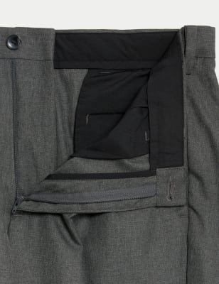 Crease Resistant Flexi Waist Trousers
