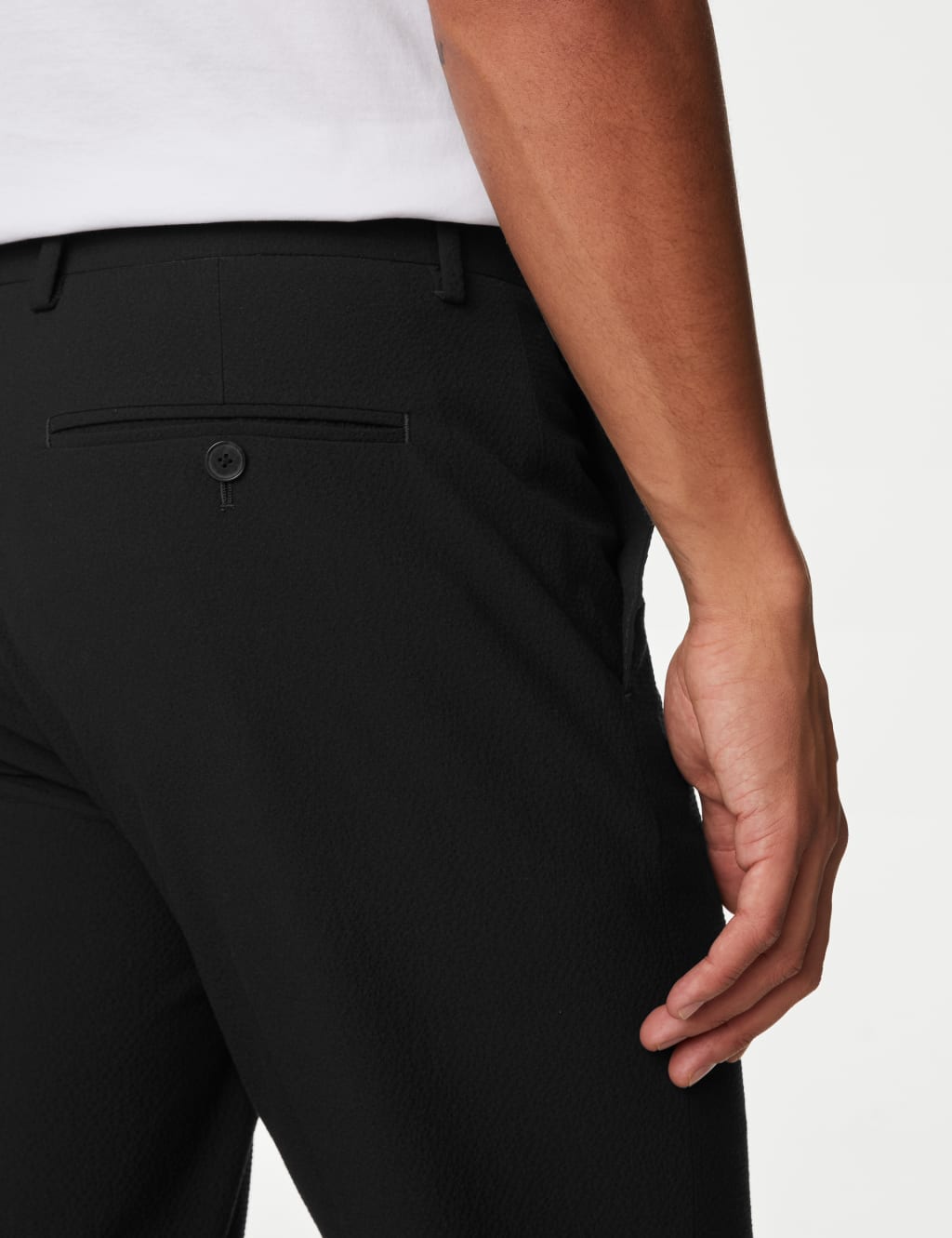 Men’s Smart Black Trousers | M&S