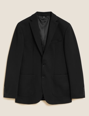 Textured Jersey Jacket with Stretch