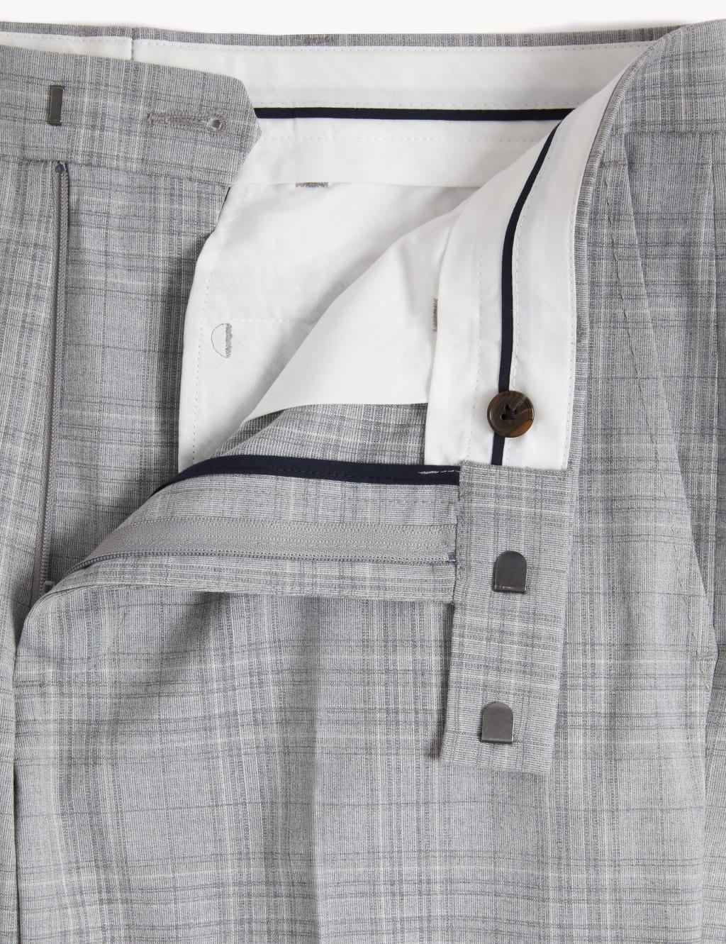 Men's Checked Trousers | M&S