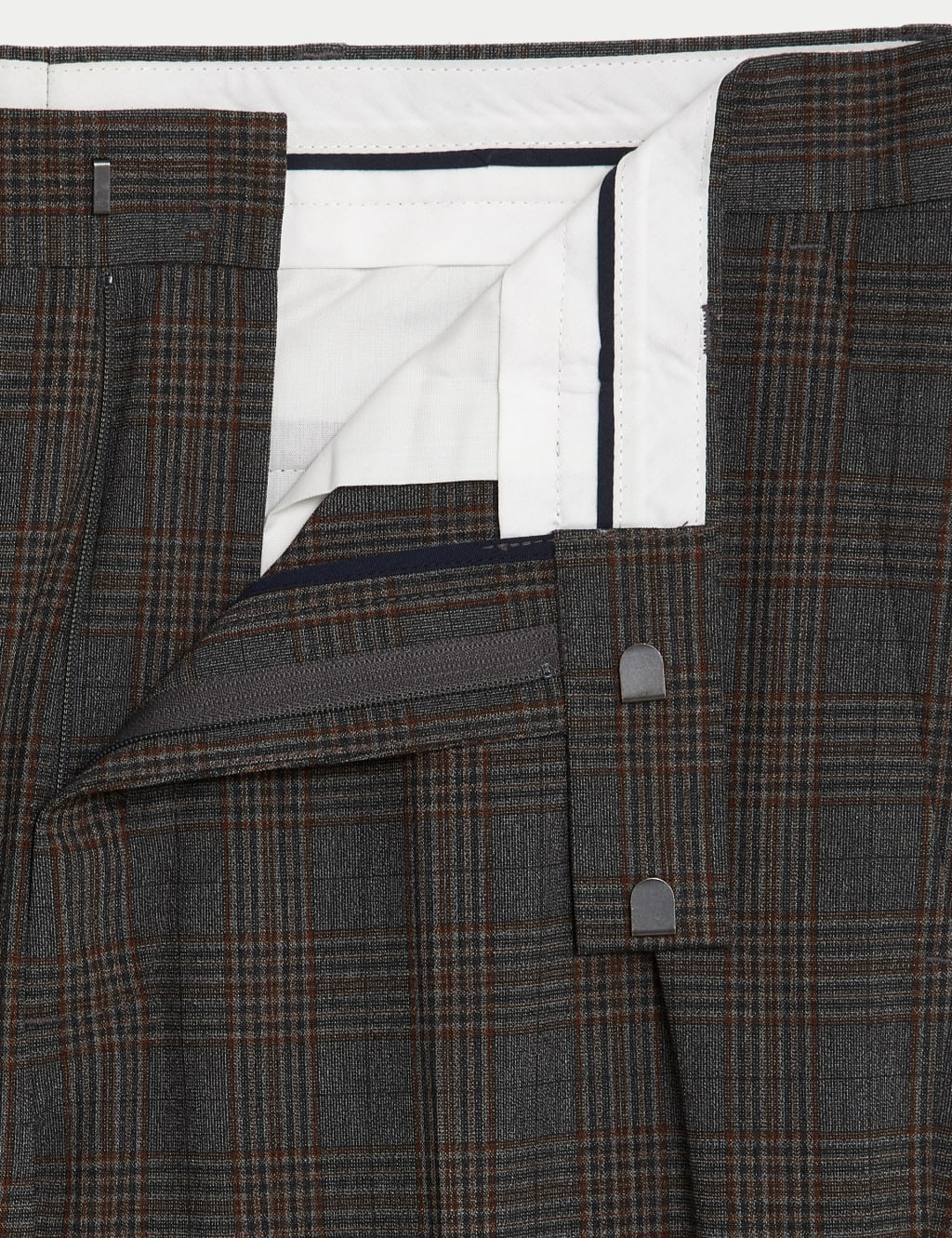Men's Checked Trousers | M&S