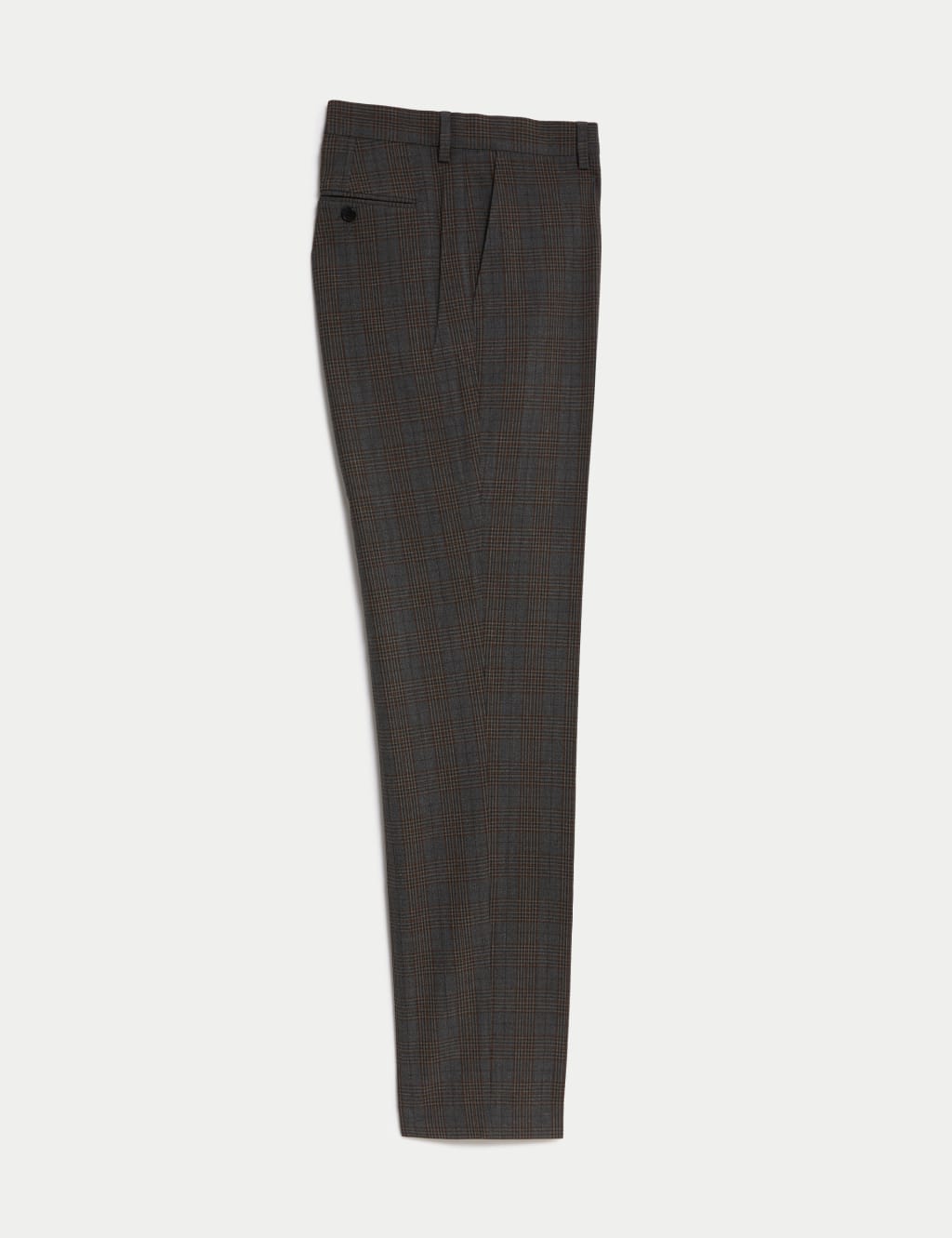 Men's Checked Trousers | M&S