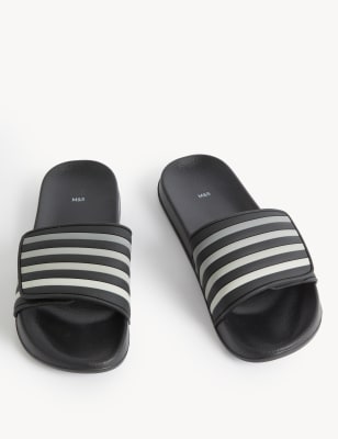 Kids' Striped Sliders