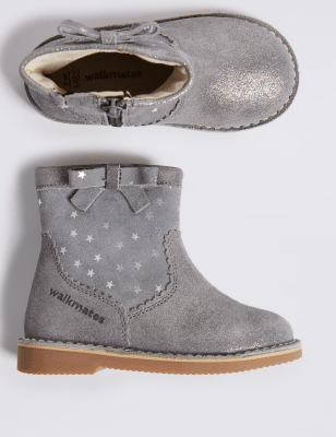 Kids' Walkmates™ Leather Ankle Boots (4 Small - 11 Small) | M&S