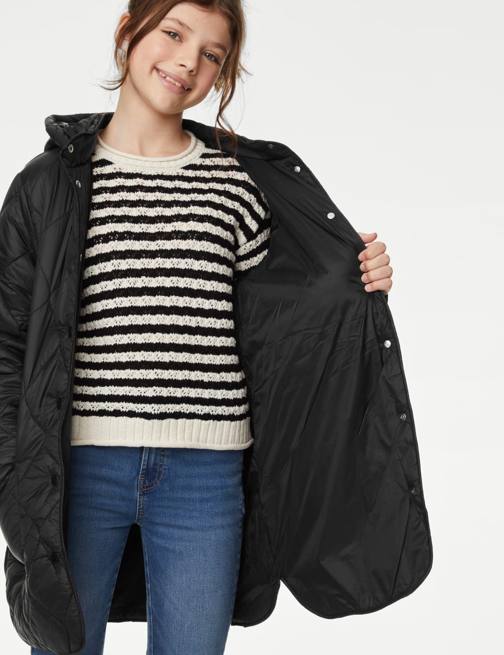 Girls’ Black Coats | M&S