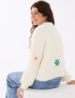 Embroidered Cardigan