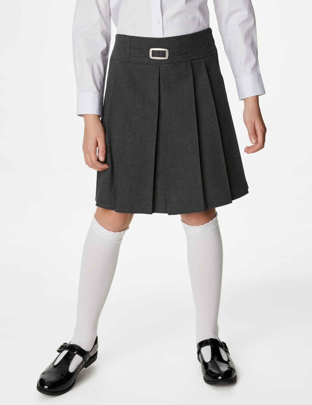 Grey School Skirts Mands